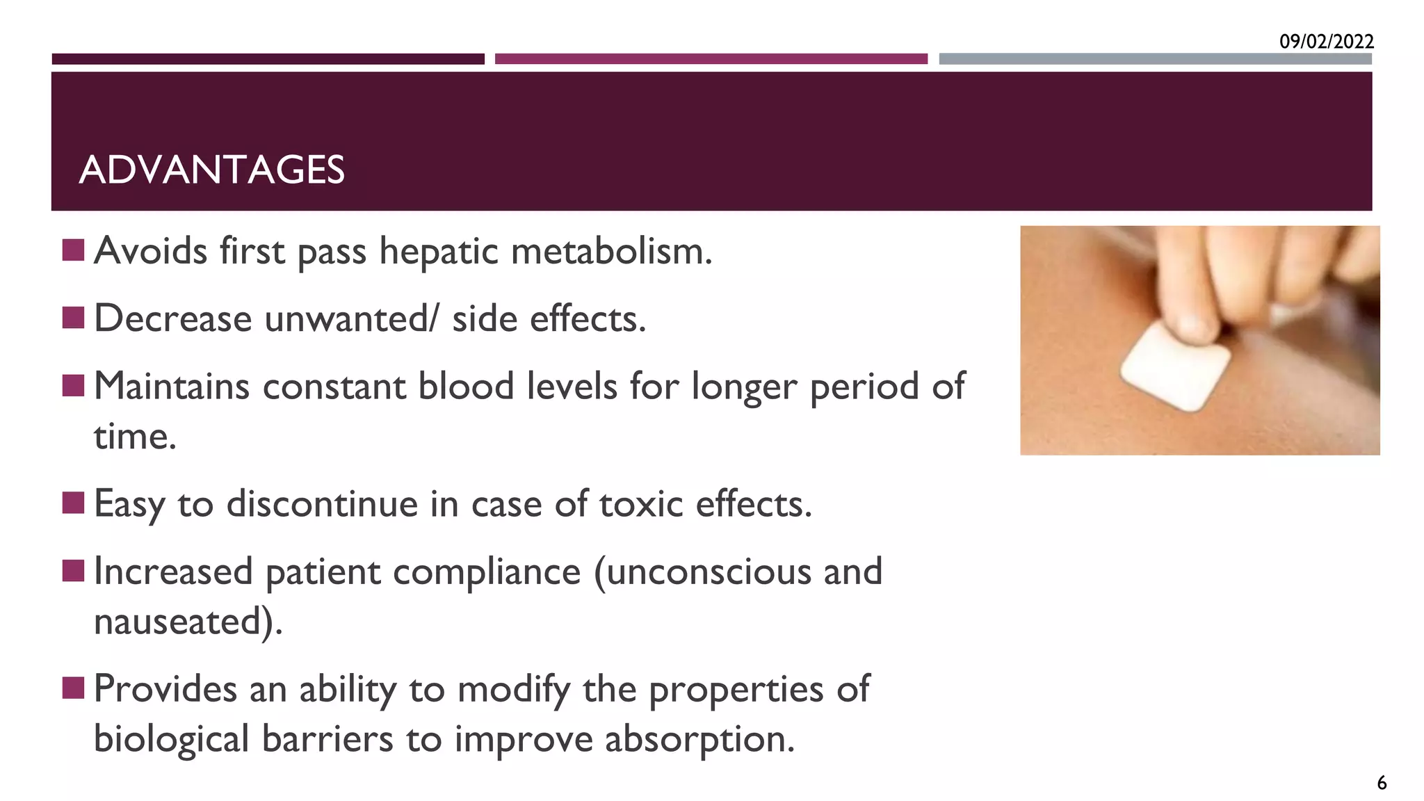 Transdermal Drug Delivery System | PPT