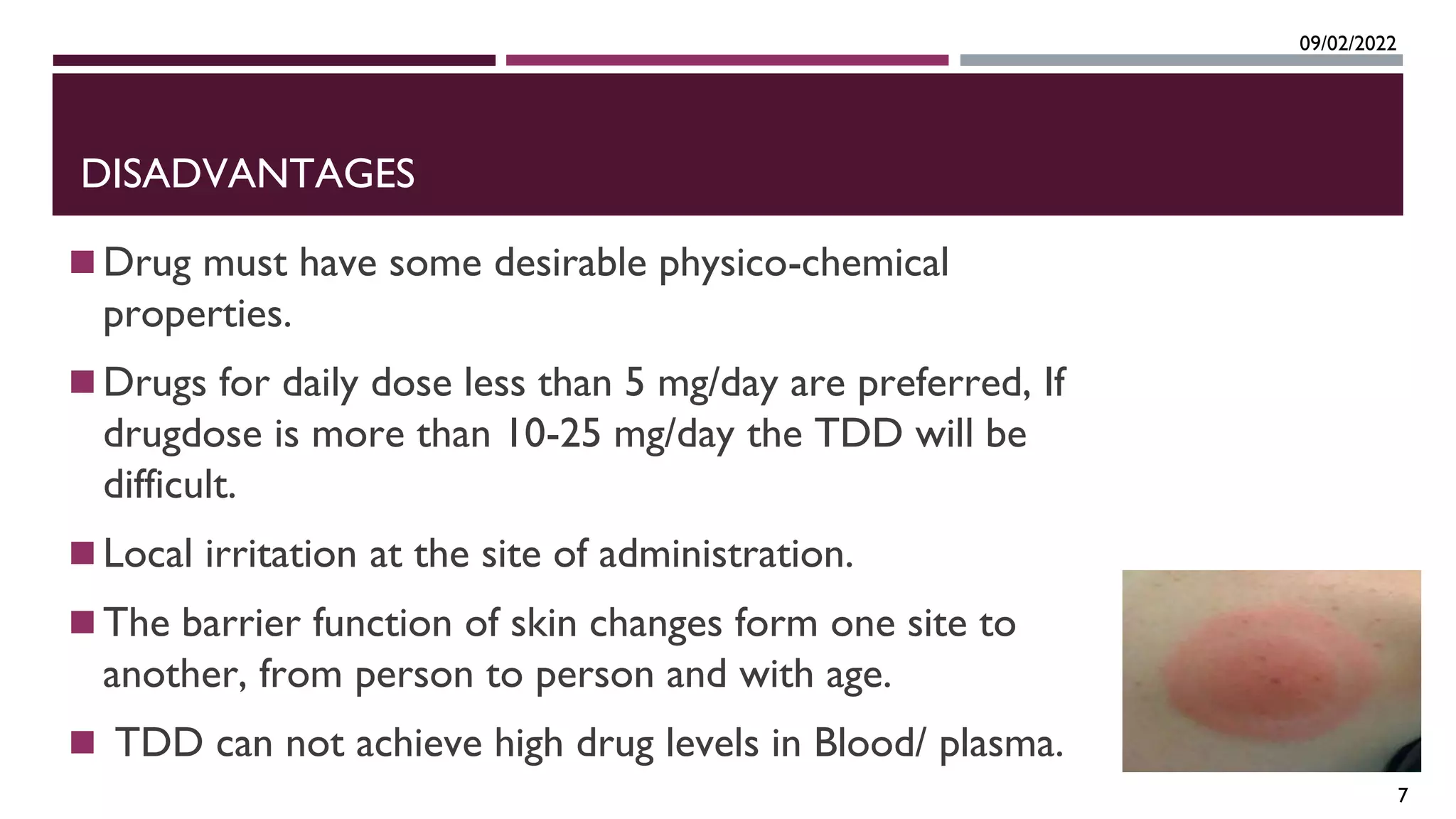 Transdermal Drug Delivery System | PPT