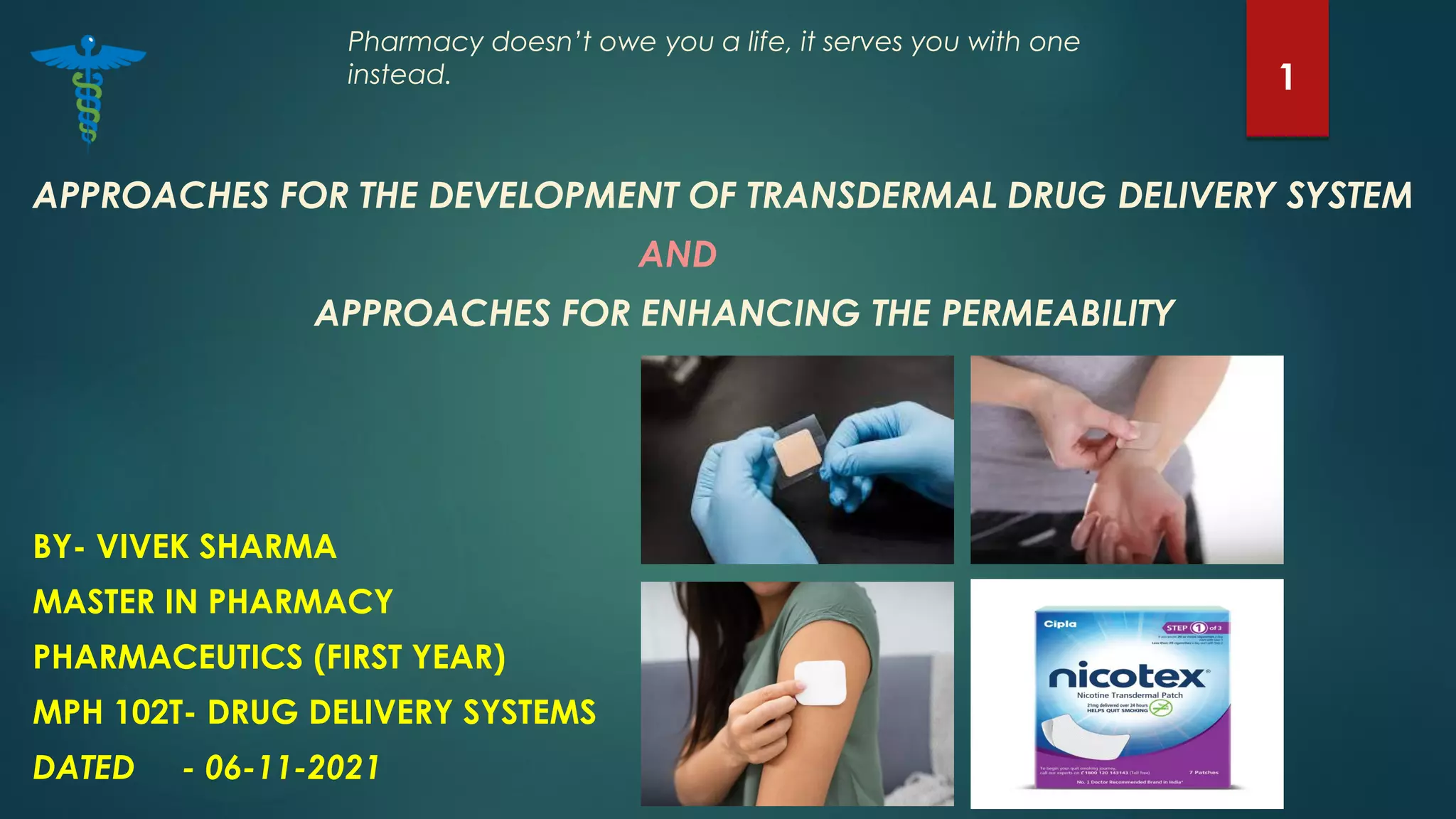 Approaches for the Development of TDDS & Physical Approaches for ...