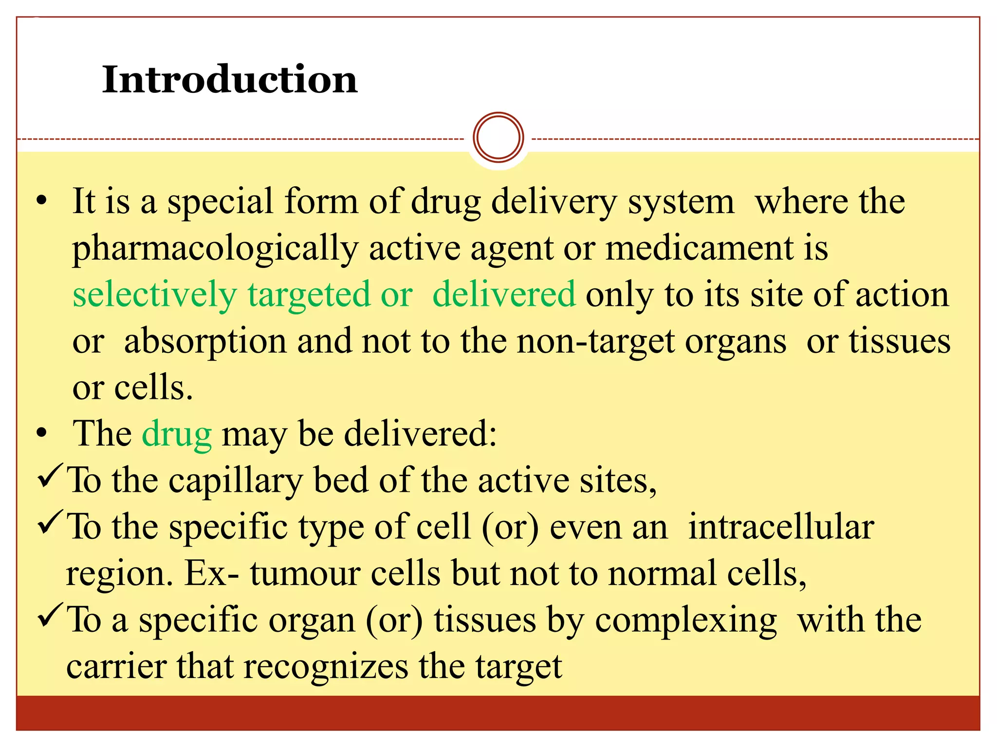 Targeted Drug Delivery Systems | PDF