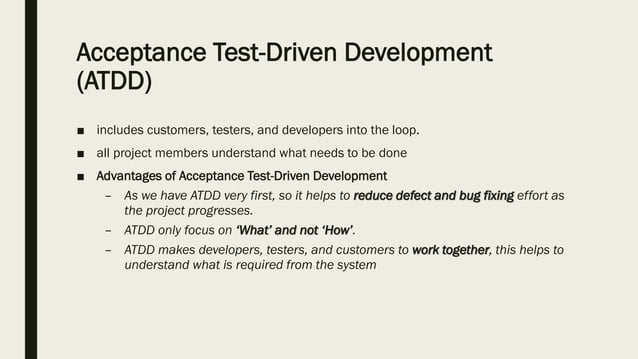 Test driven development : software process | PPT