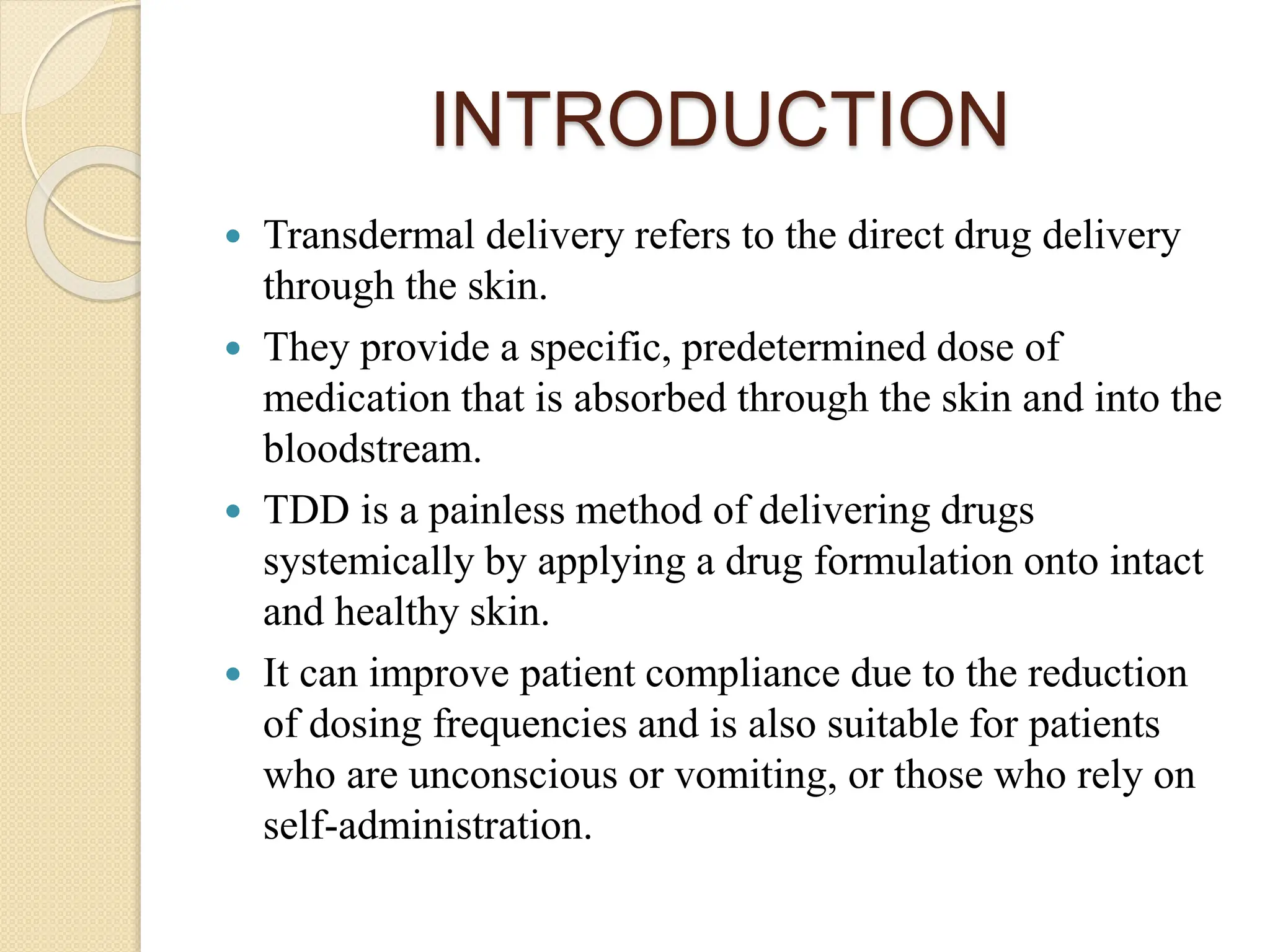 Transdermal Drug Delivery System ppt SKIN.pptx