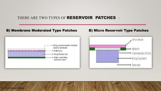Trans Dermal Drug Delivery System Prasad Katare 02 | PPT