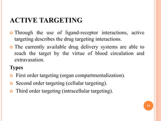 Targeted drug delivery system | PPTX