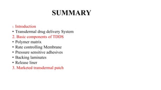 TDDS components | PPTX