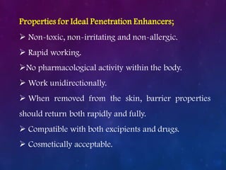 Transdermal Drug Delivery System (TDDS) | PDF