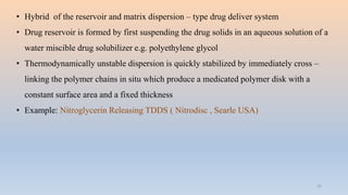 Transdermal Drug delivery Study | PPT