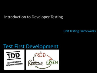 Tdd & unit test | PPTX