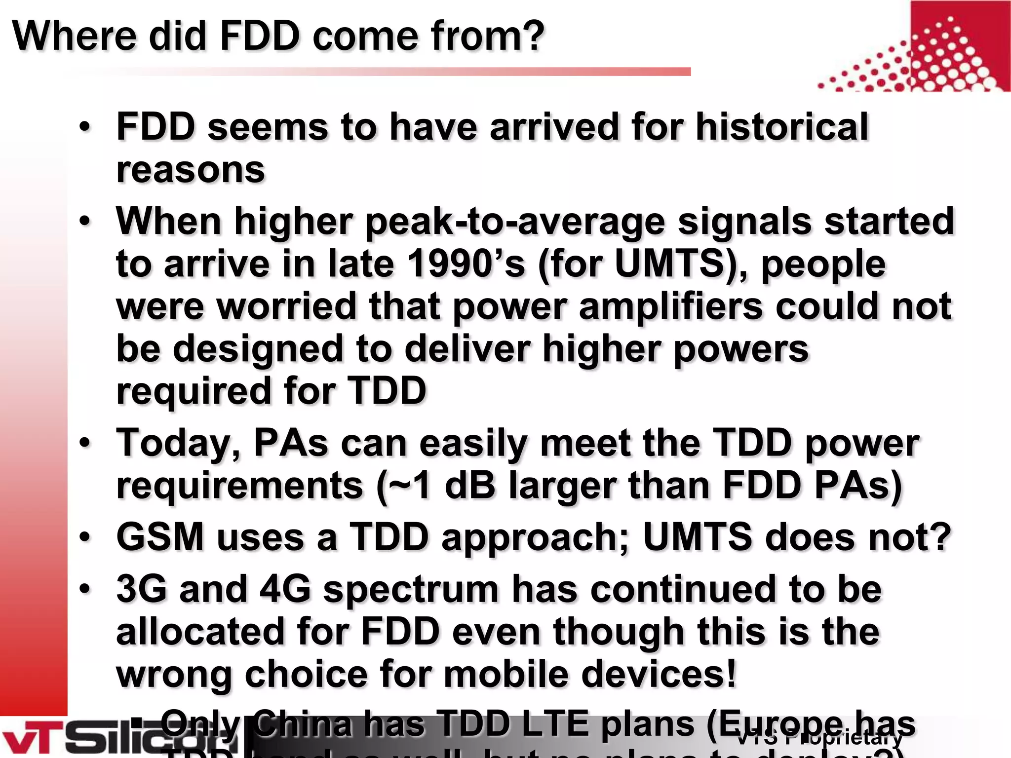 Tdd Versus Fdd | PPTX