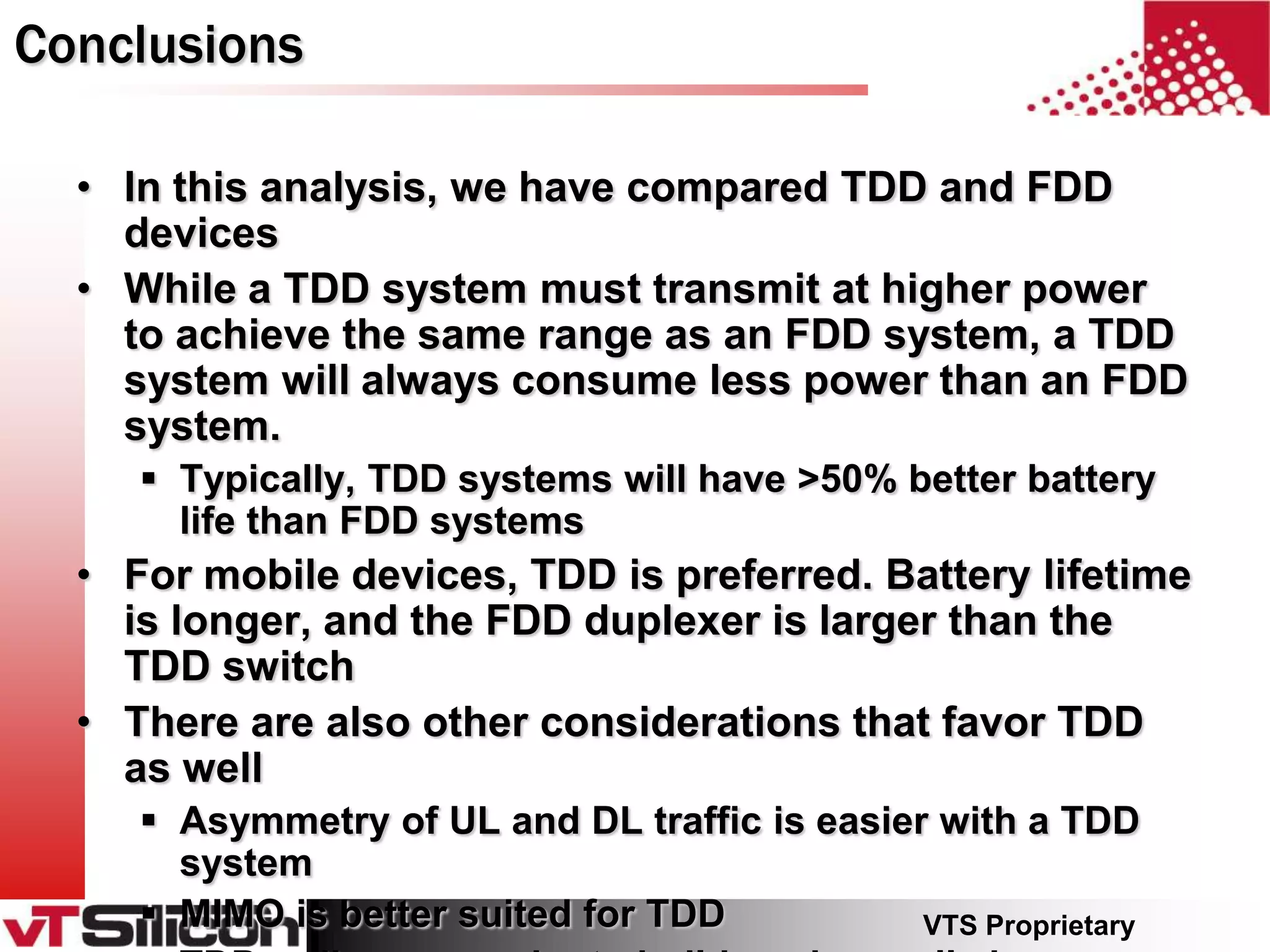 Tdd Versus Fdd | PPTX