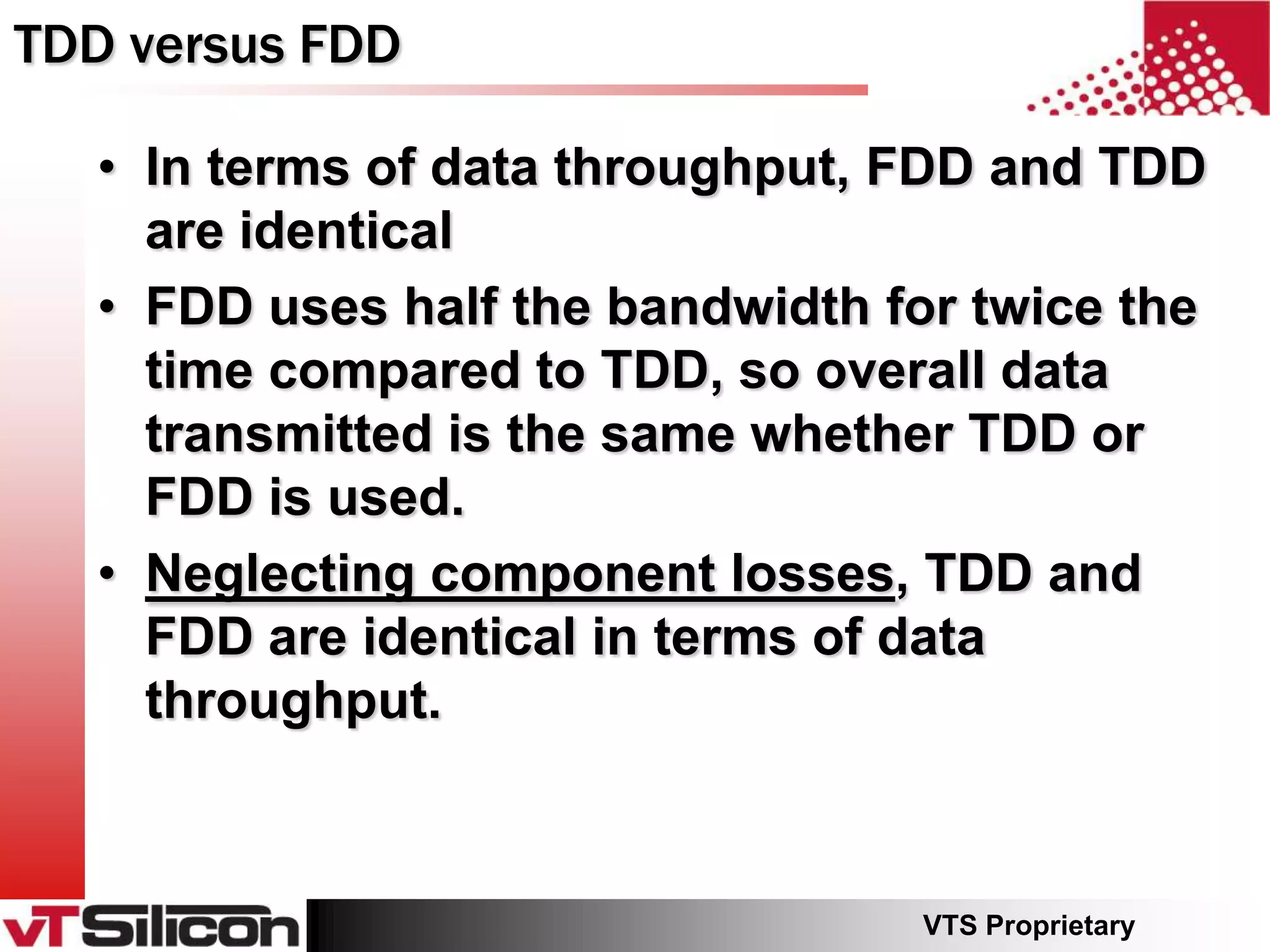 Tdd Versus Fdd | PPTX