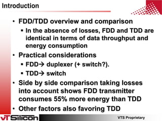 Tdd Versus Fdd | PPTX