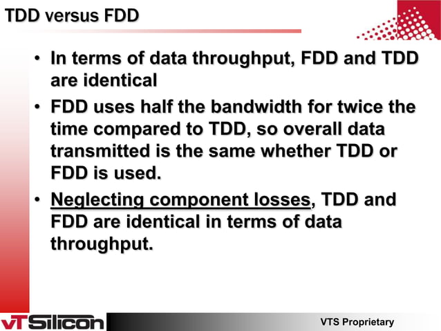 Tdd Versus Fdd | PPTX