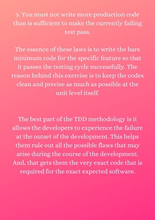 Tdd vs bdd vs atdd — developers’ methodologies to navigate complex development processes ...