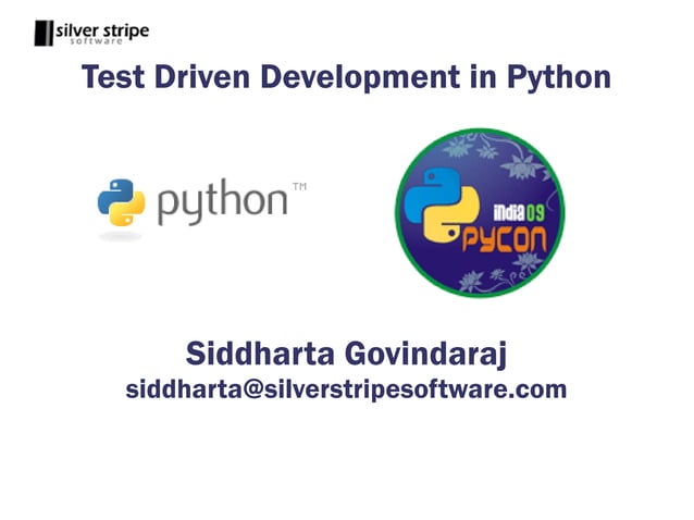 Test Driven Development With Python | PDF
