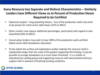Financing and Risk Mitigation of Geothermal Projects A Developer‘s ...