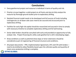 Financing and Risk Mitigation of Geothermal Projects A Developer‘s ...