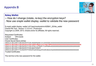 Tde oracle customer_demo | PPTX