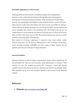 Triple Data Encryption Standard (t-DES) | PDF