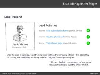 Lead Generation and Management - Training Presentation | PPTX