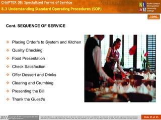 Food and Beverage Management - Unit 8 | PPT