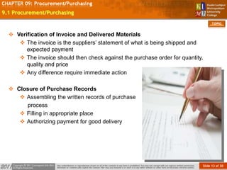 Food and Beverage Management - Unit 9 | PPT