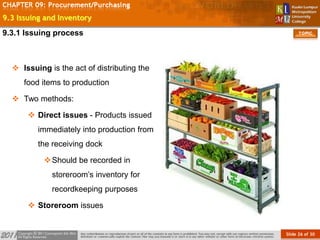 Food and Beverage Management - Unit 9 | PPT