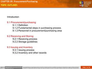 Food and Beverage Management - Unit 9 | PPT