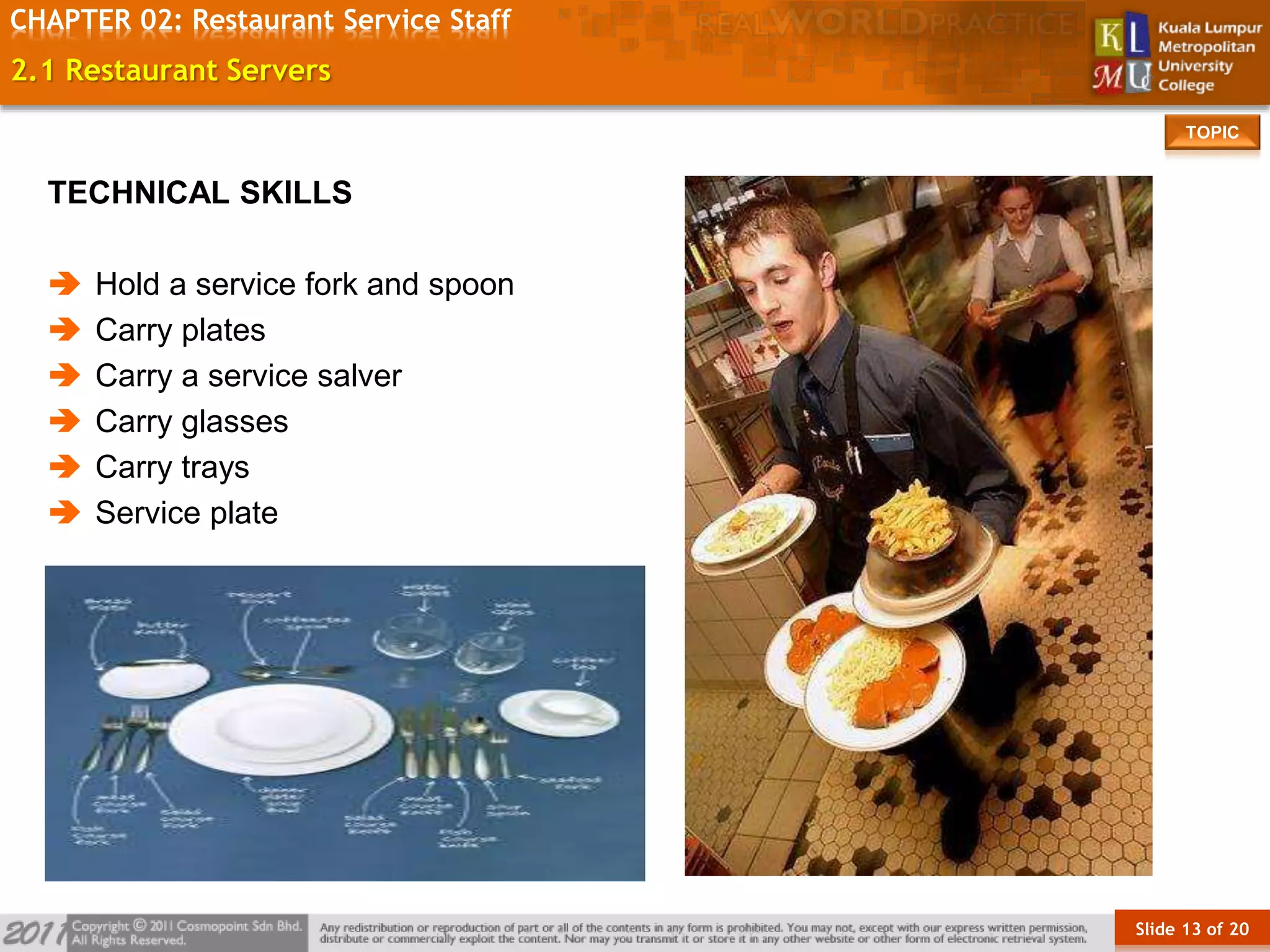 Food and Beverage Operations - Unit 2 | PPT