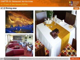 Food and Beverage Operations - Unit 4 | PPT