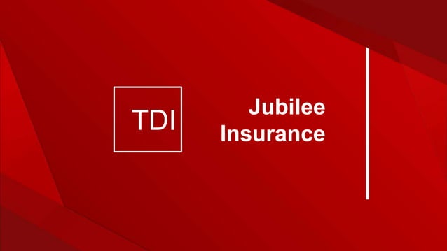 Jubilee Insurance – Insurer Transformation Award 2023 | PPT