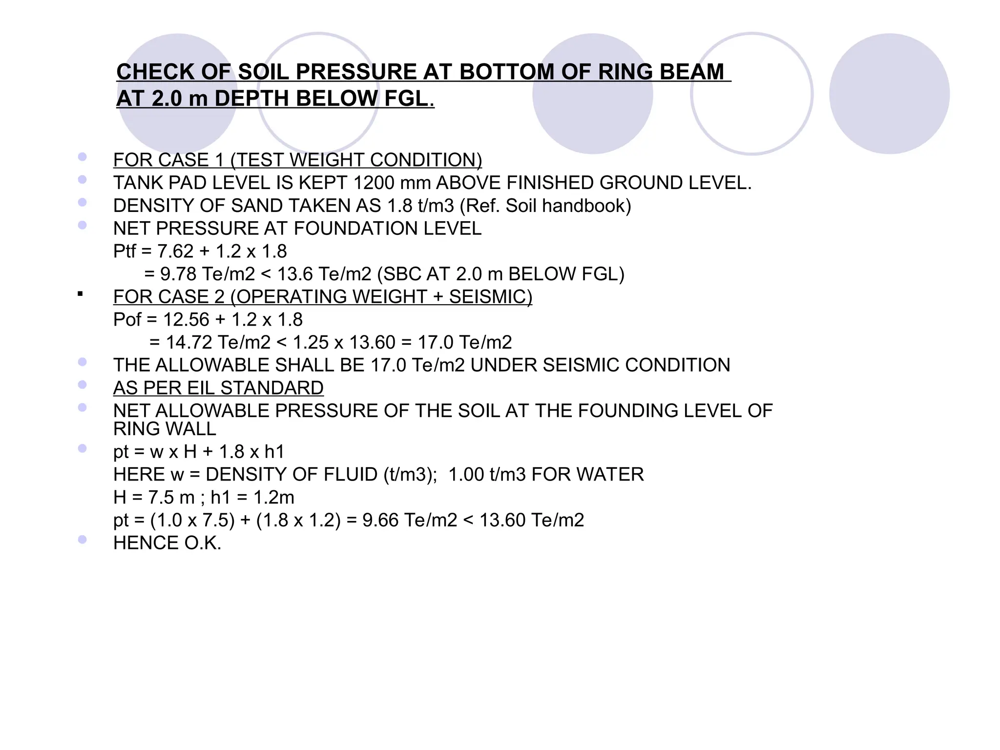 Design of storage tank foundation.pptaaa | PPT