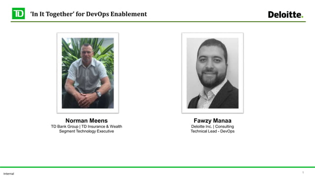 TDI GPS + Deloitte DevOps Journey | PPTX