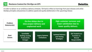 TDI GPS + Deloitte DevOps Journey | PPTX