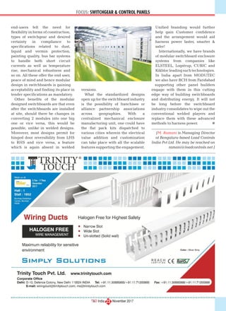 T&D India (November 2017) - Swithchgear & Control Panels | PDF