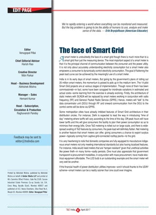 T&D India (Apr 2017): The Face of Smart Grid | PDF
