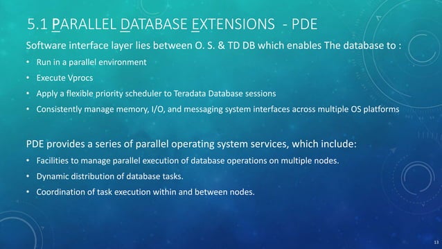 Teradata introduction - A basic introduction for Taradate system Architecture | PPT