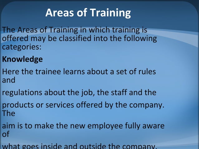 Training and development Introduction | PPT