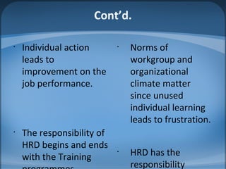 Training and development Introduction | PPT