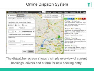 T Dispatch - Taxi Dispatch System | PPTX
