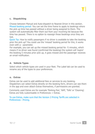 T dispatch user guide | PDF