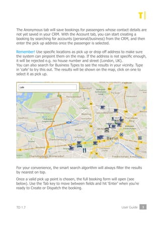 T dispatch user guide | PDF