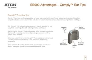 TDK EB900: Advantages And Faq | PPT
