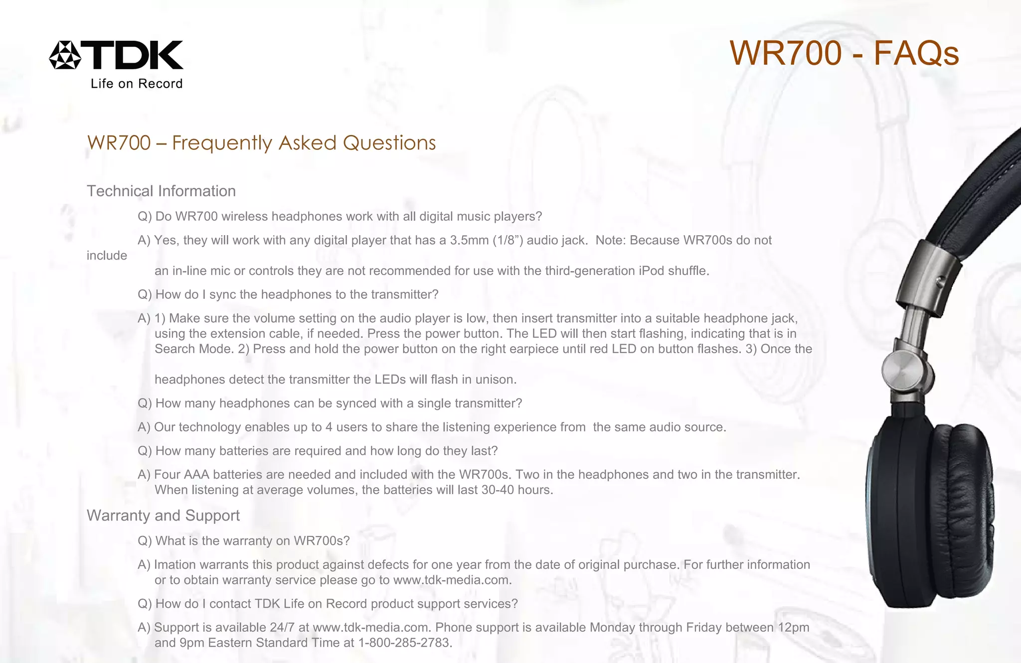 TDK WR700: Advantages andFAQ | PPT