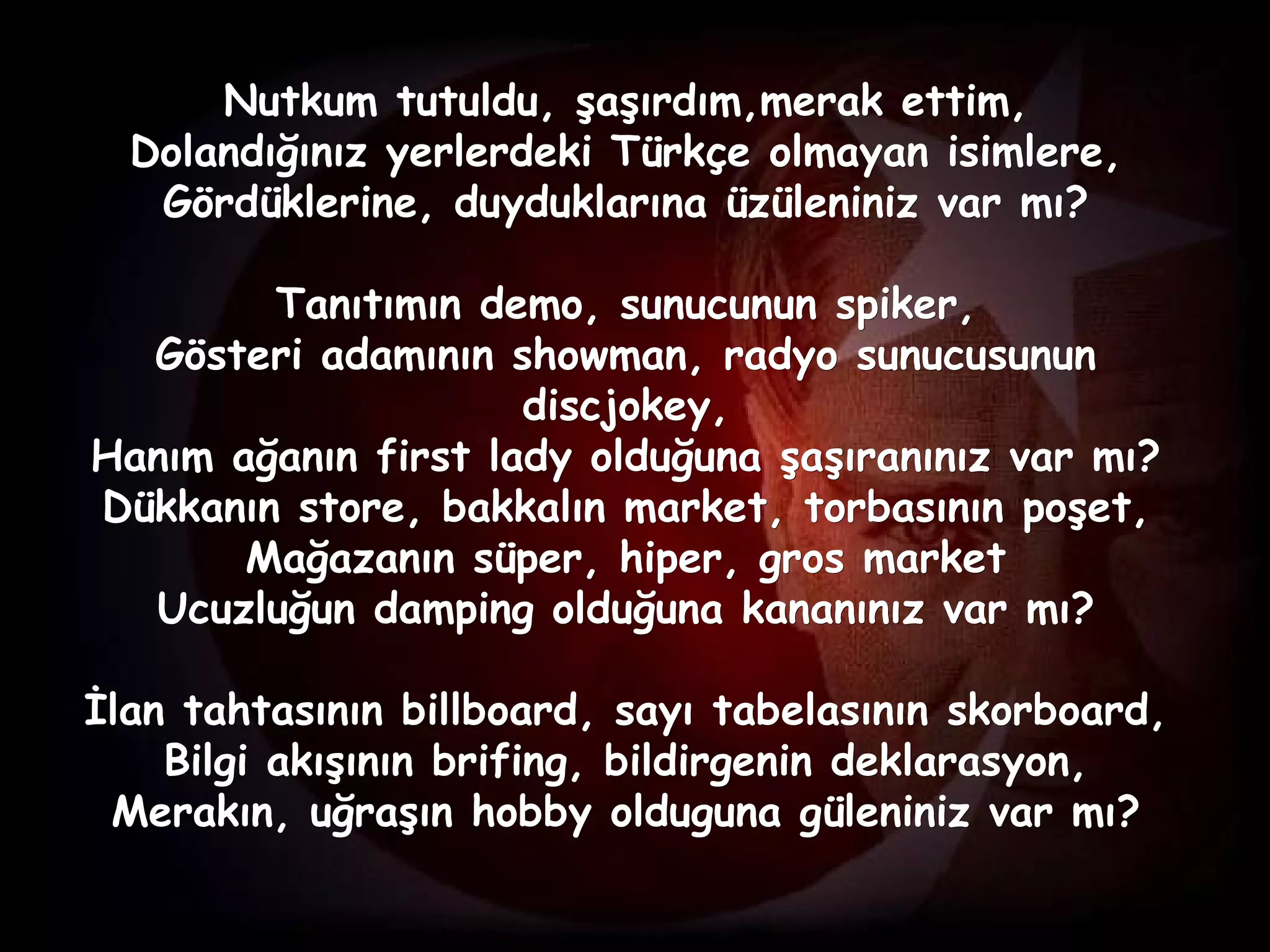 TDK birincisi şiir | PPS