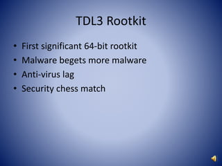 TDL3 Rootkit Background | PPTX