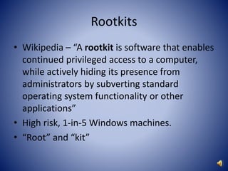 TDL3 Rootkit Background | PPTX