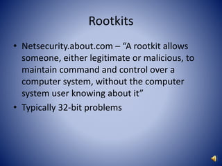 TDL3 Rootkit Background | PPTX