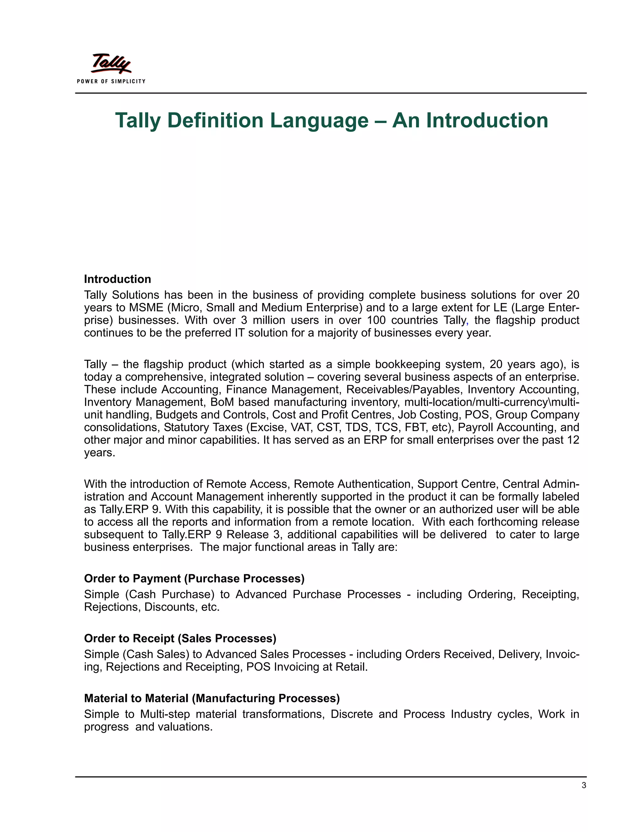 Tdl reference manual | PDF