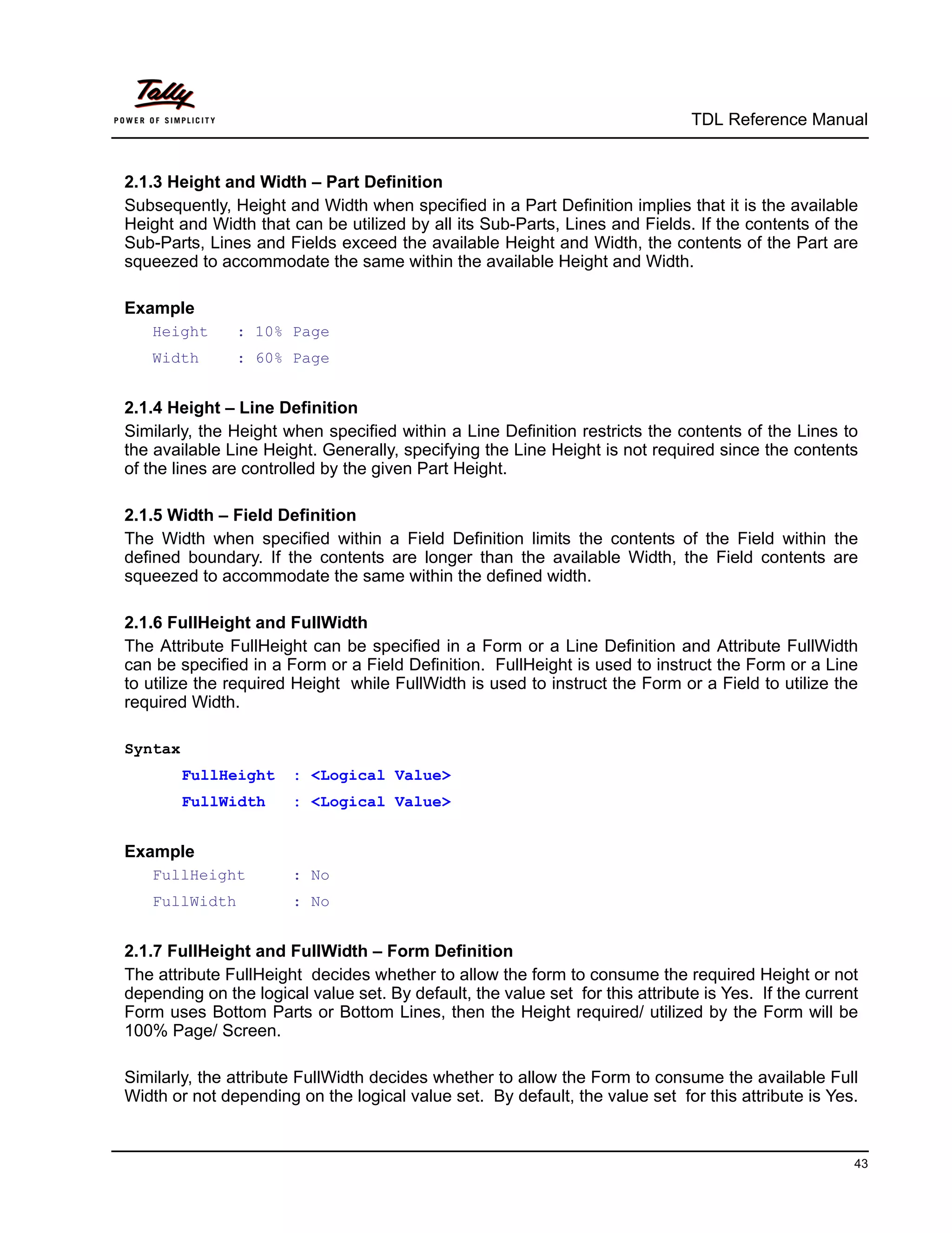 Tdl reference manual | PDF